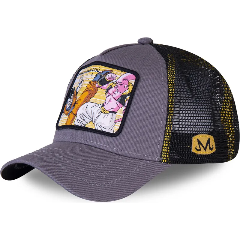 Capslab Gohan Vs Majin Buu WHO2 Dragon Ball Grey Trucker Hat: Caphunters.at