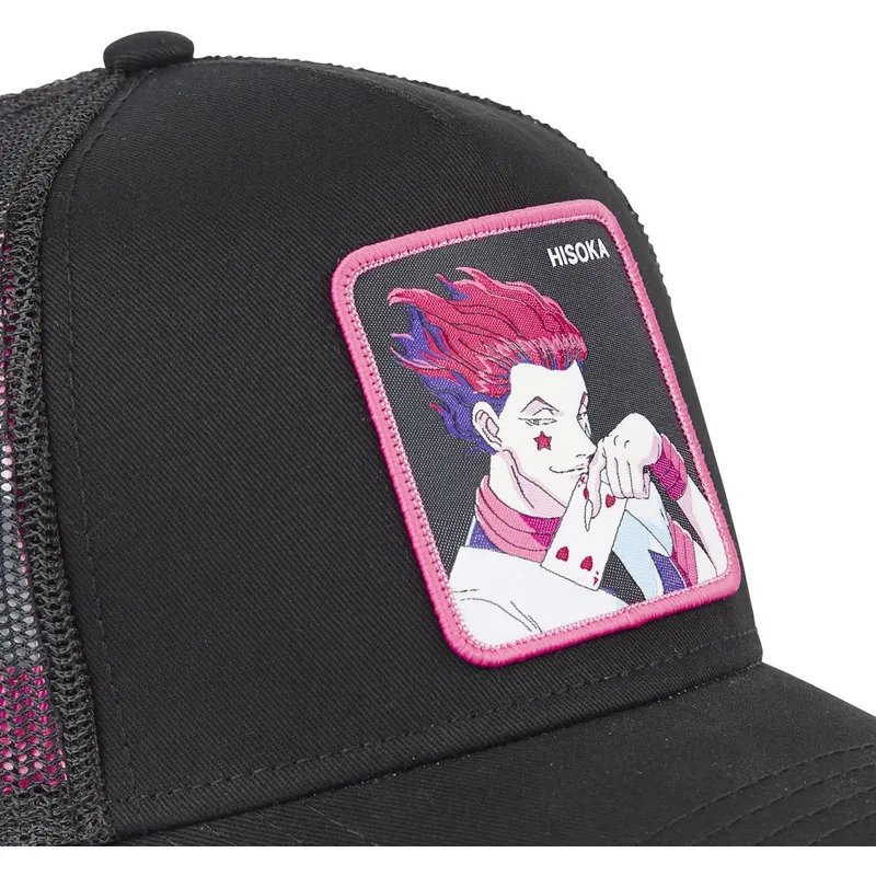 Gorra trucker negra Hisoka Morow HIS3 Hunter x Hunter de Capslab: Caphunters.at